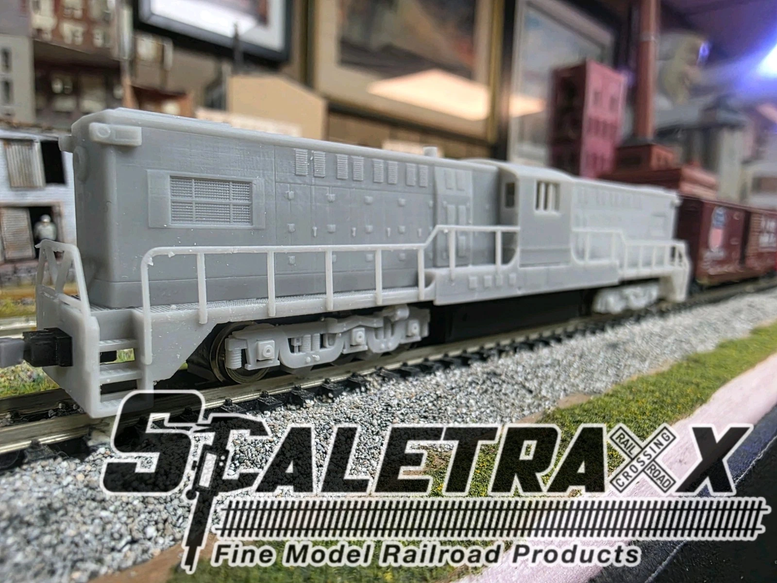 N SCALE BALDWIN CENTER CAB HIGH VENT LOW LIGHT W PRR TRUCKS ...